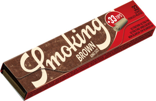Smoking KS Slim Brown + Filter Tips online kaufen– tabakino