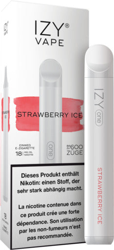 IZY Vape Strawberry Ice 600 Puffs 18mg Nik online kaufen– tabakino