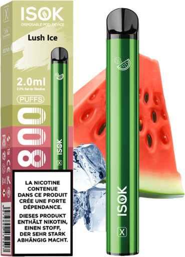 ISOK X Lush Ice 800 Puffs 20mg Vape online kaufen– tabakino